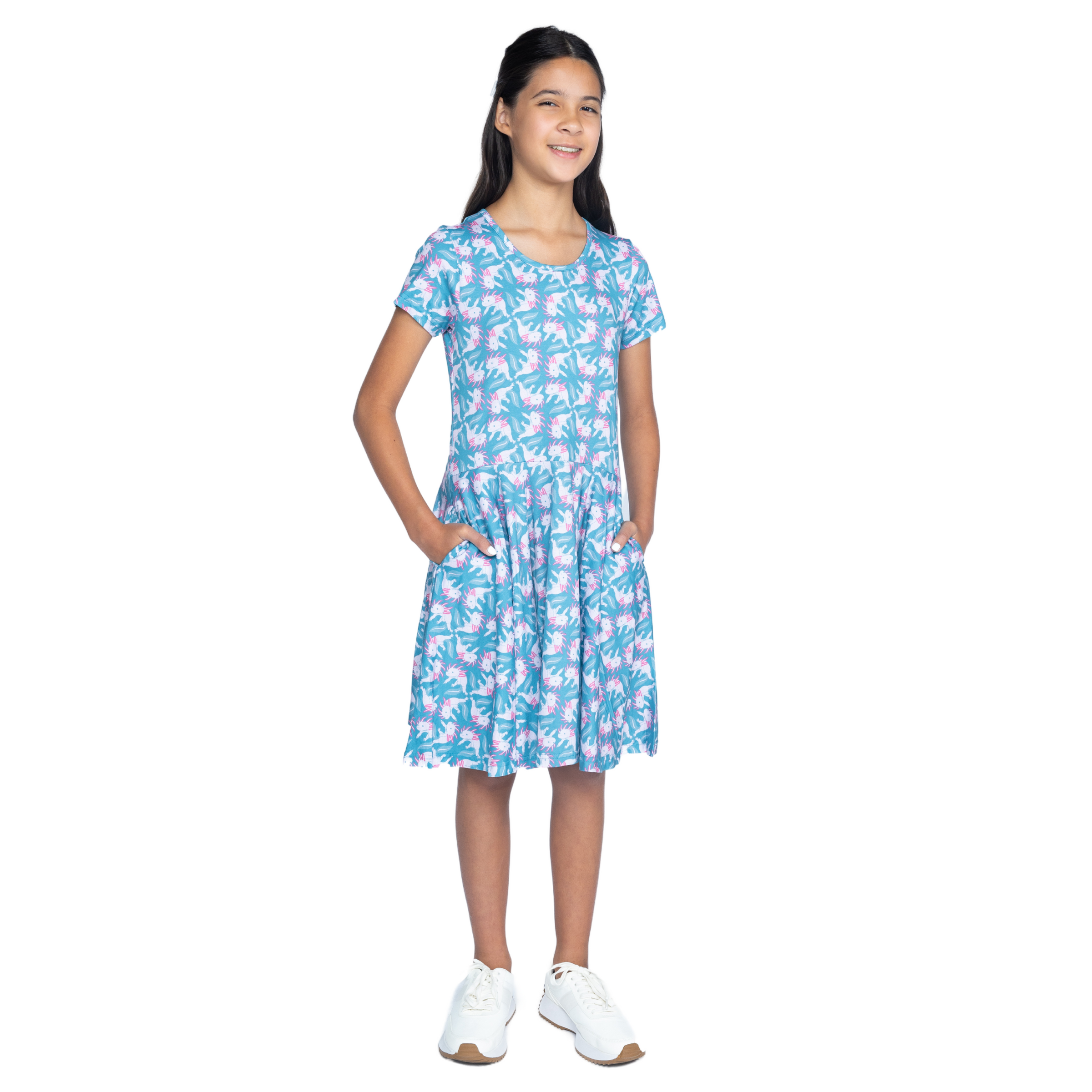 Axolotl Kids Twirl Dress Svaha usa