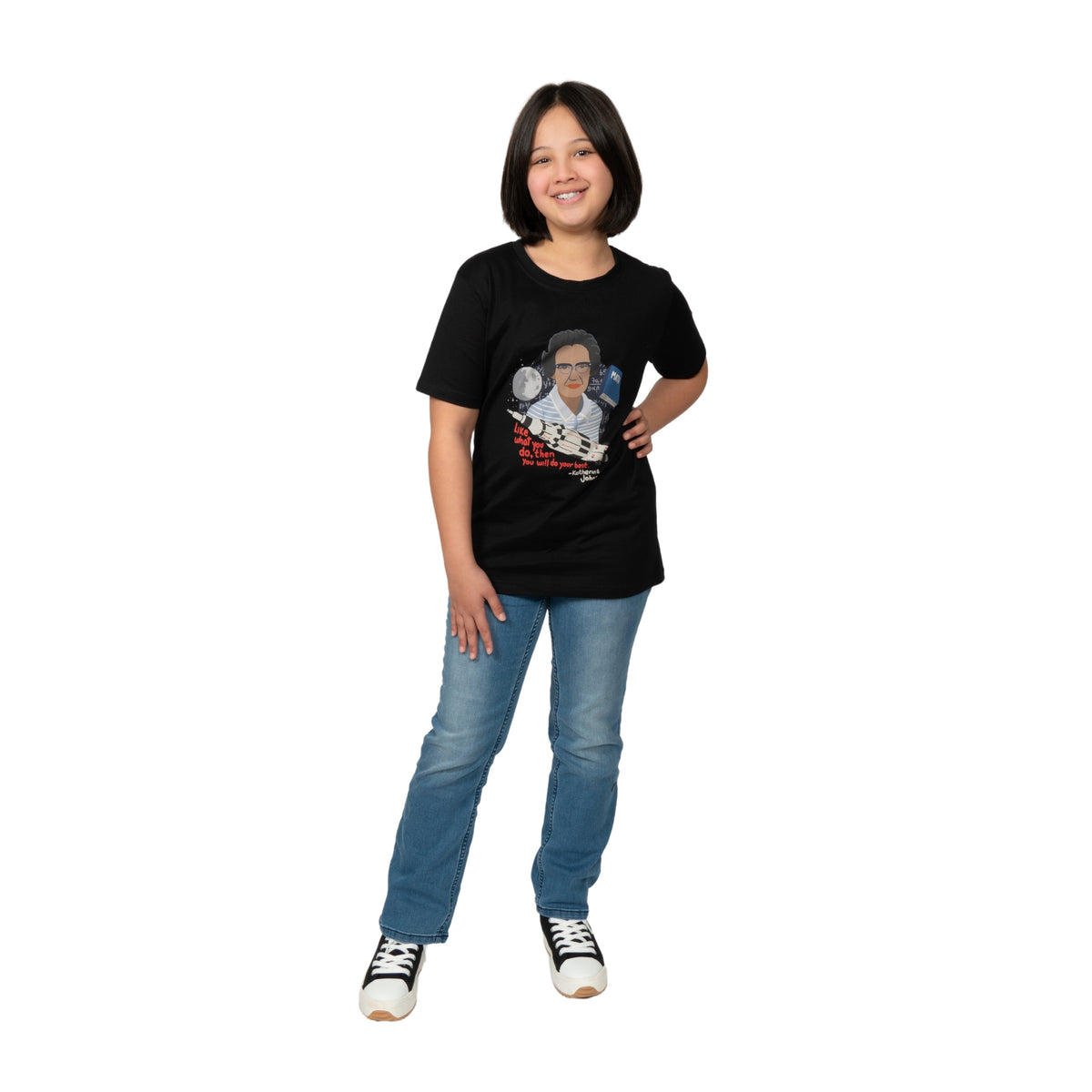 Katherine Johnson Kids T-Shirt Svaha USA