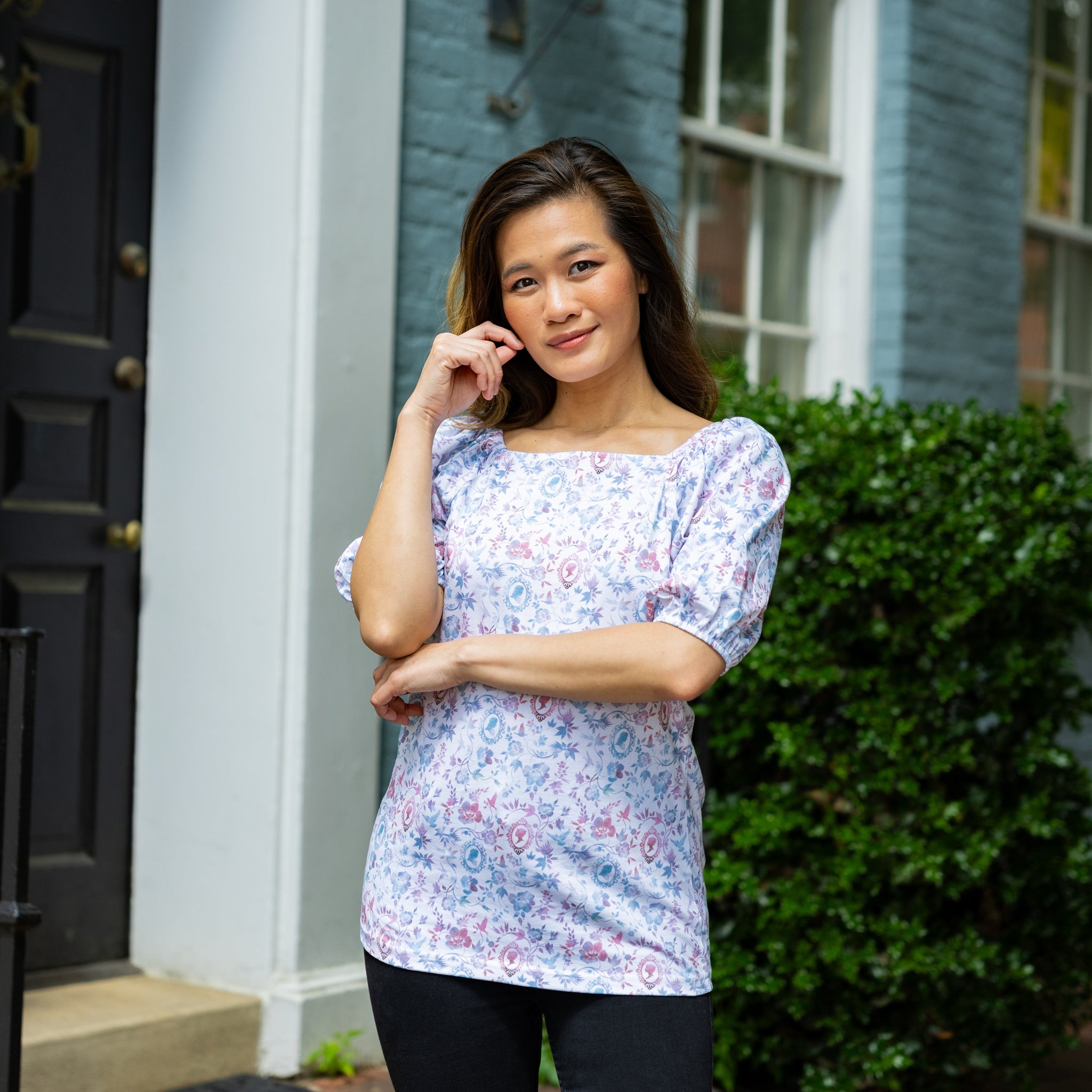 Lizzy and Mr. Darcy Square-Neck Top Svaha USA