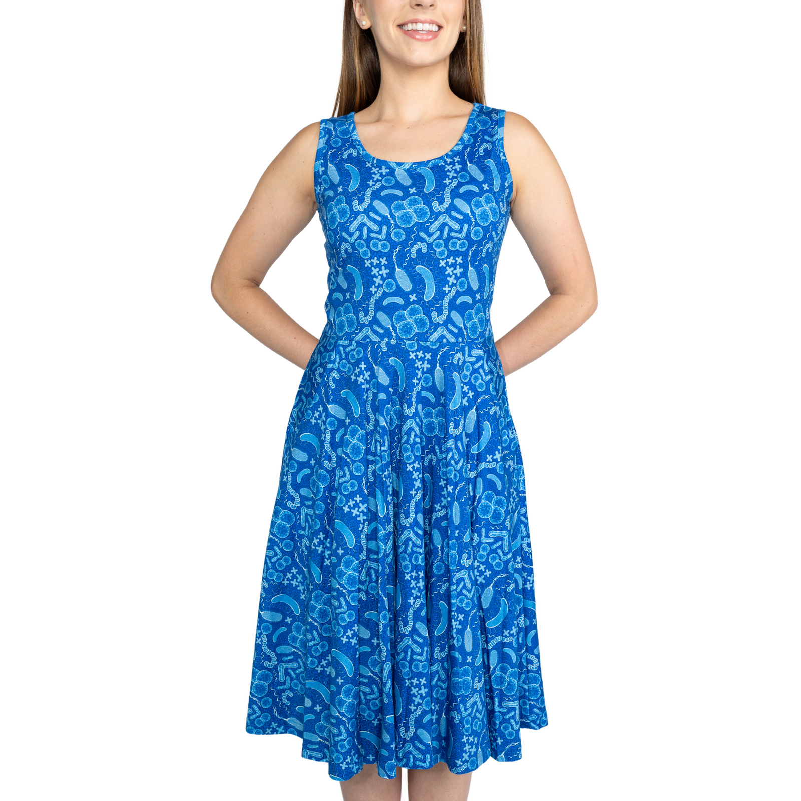 Paisley Bacteria Sleeveless Twirl Dress Svaha USA