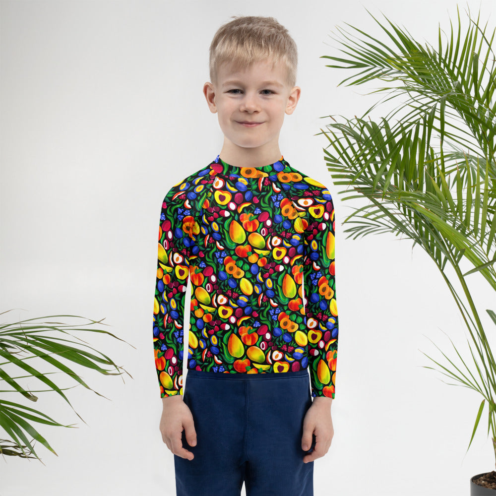 Rainbow Harvest Kids Rash Guard (POD)
