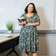 Botanical Library Books Twirl Dress Svaha USA