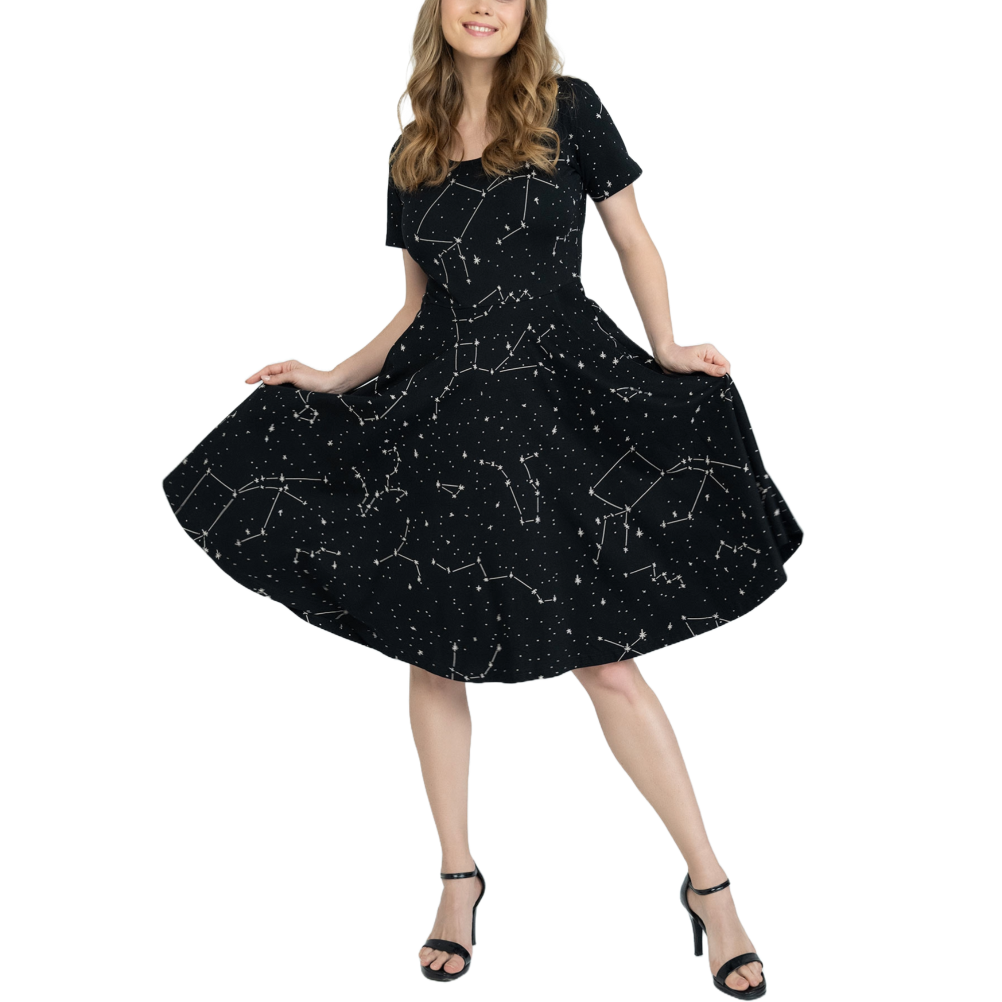 Constellations Glow-in-the-dark Twirl Dress Svaha USA