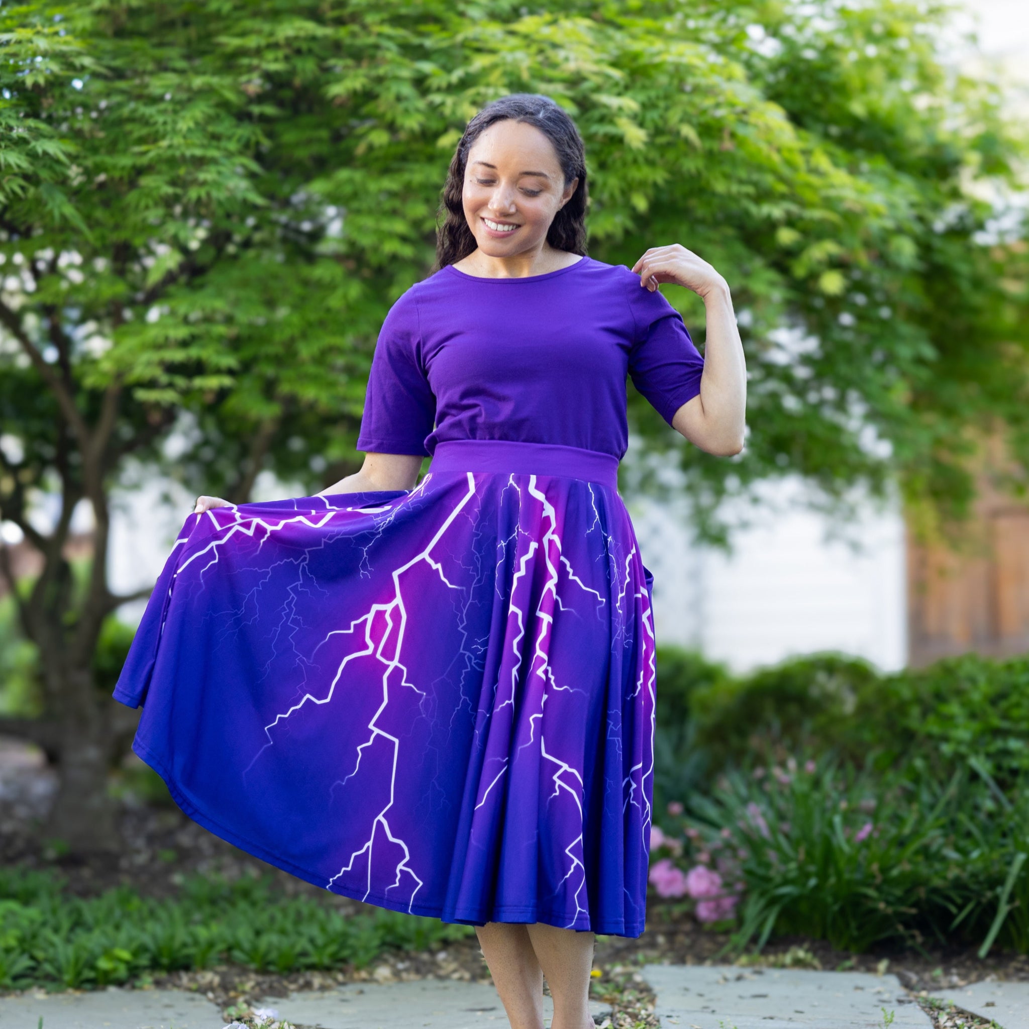 Lightning Twirl Skirt Svaha USA