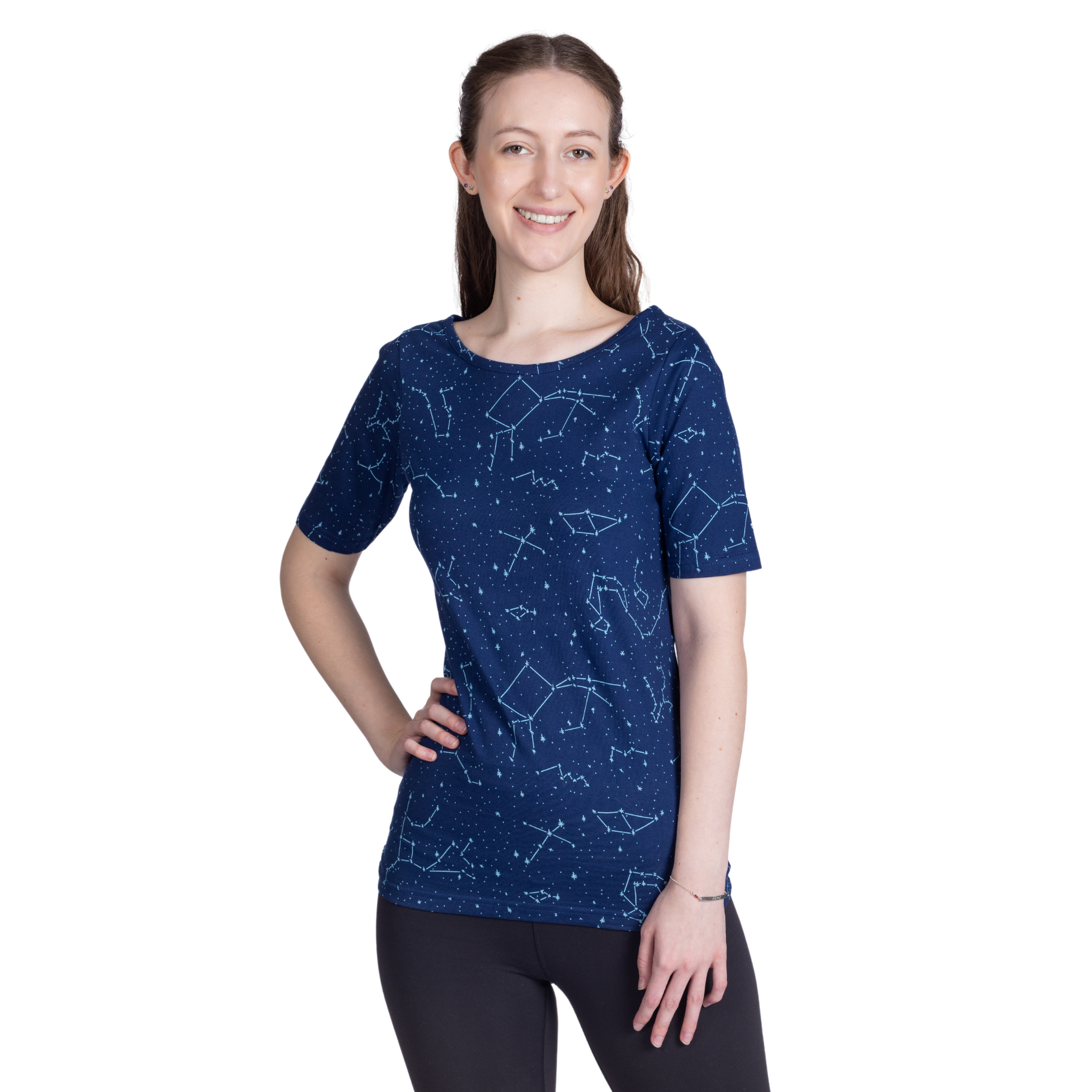 Navy Constellations Tunic Top Svaha USA