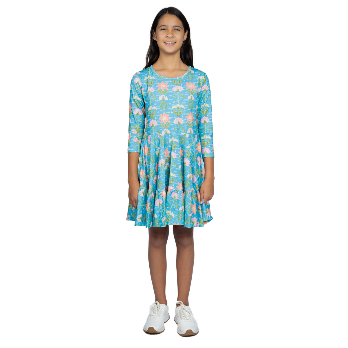 Parts Of A Flower Kids Twirl Dress with Frill Svaha USA