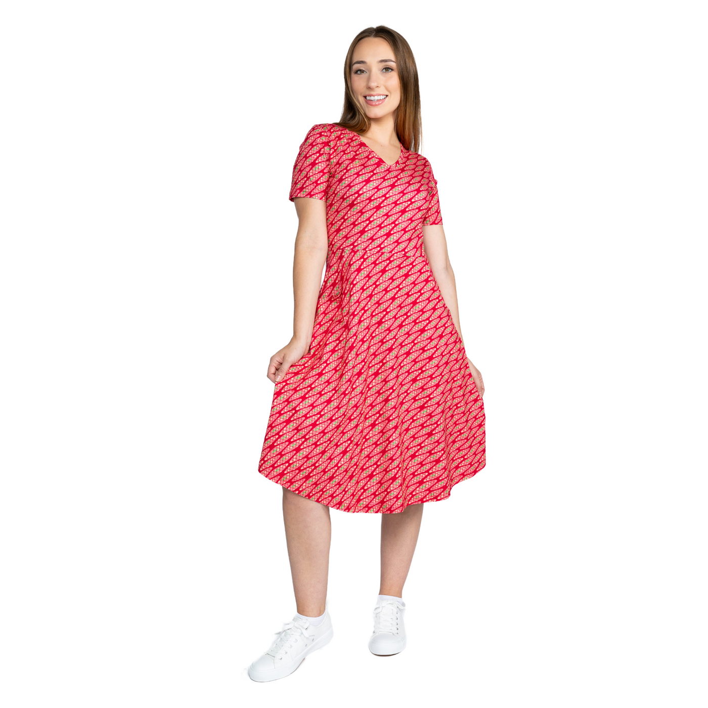 Smooth Muscle Cells Fit & Flare Dress Svaha USA