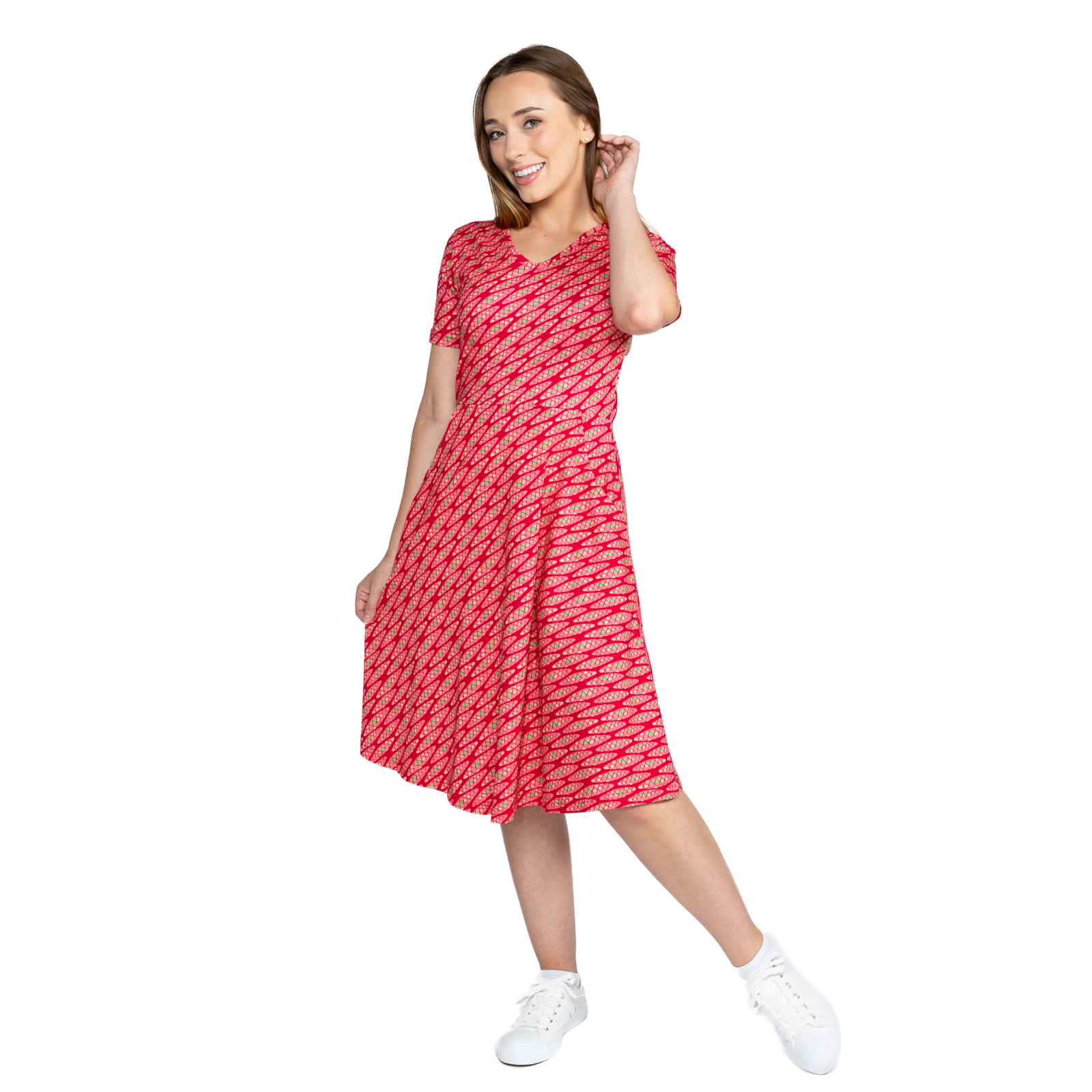Smooth Muscle Cells Fit & Flare Dress Svaha USA
