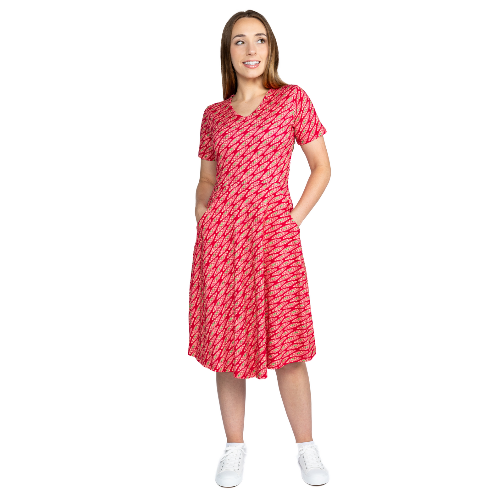 Smooth Muscle Cells Fit & Flare Dress Svaha USA
